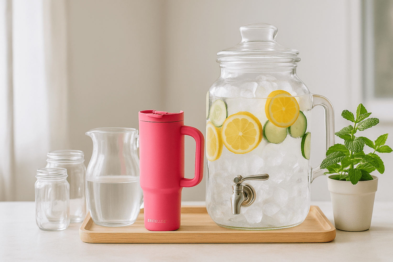 How to Set Up a Sustainable Hydration Station at Home